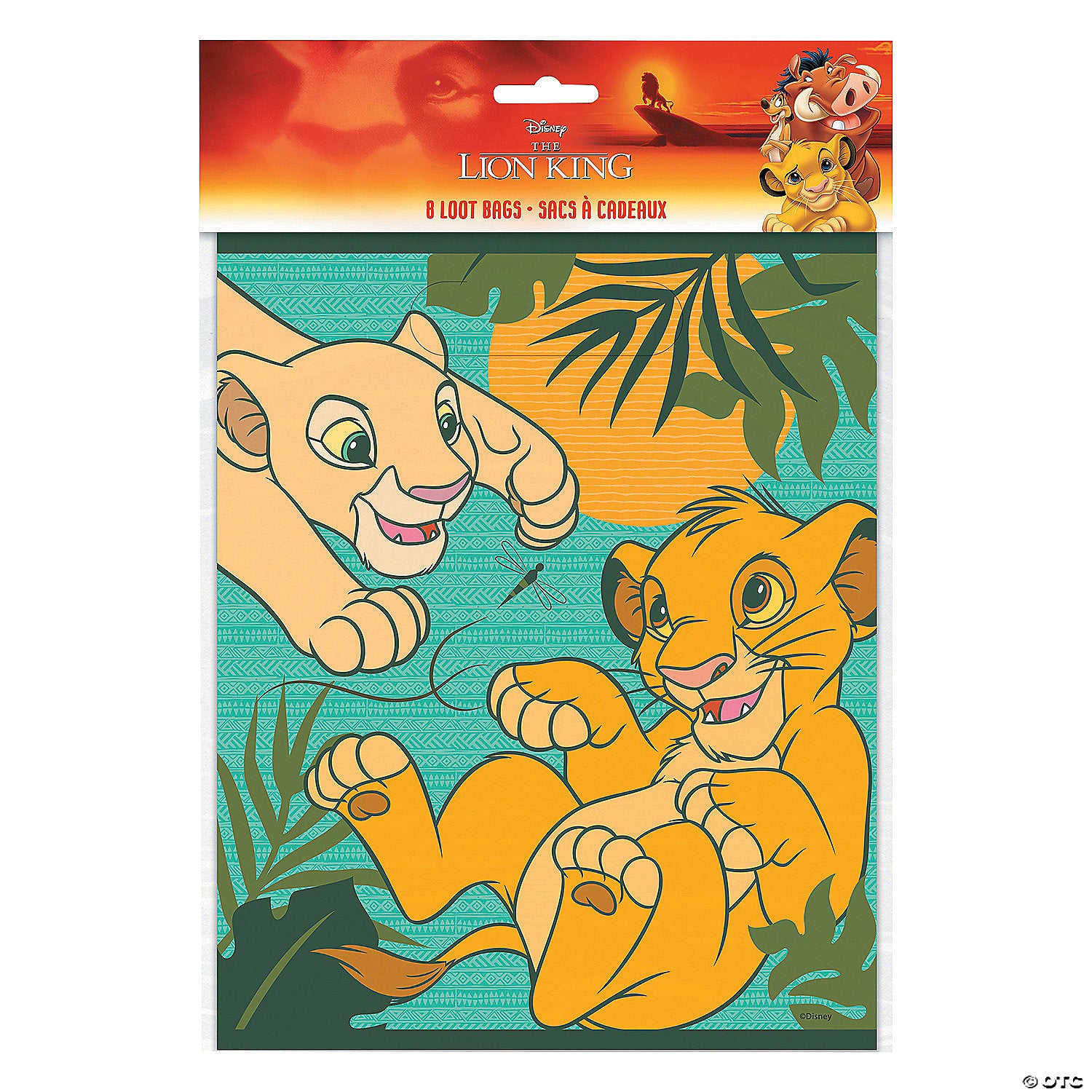Disney The Lion King Goody Bags Pack of 8 - Themed Decorations