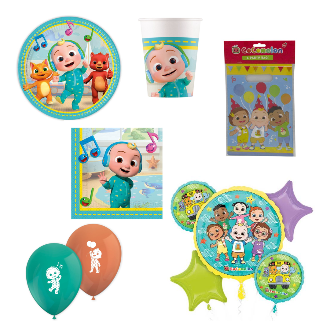 Cocomelon Bundle Kit for 8 Kids - Themed Decorations